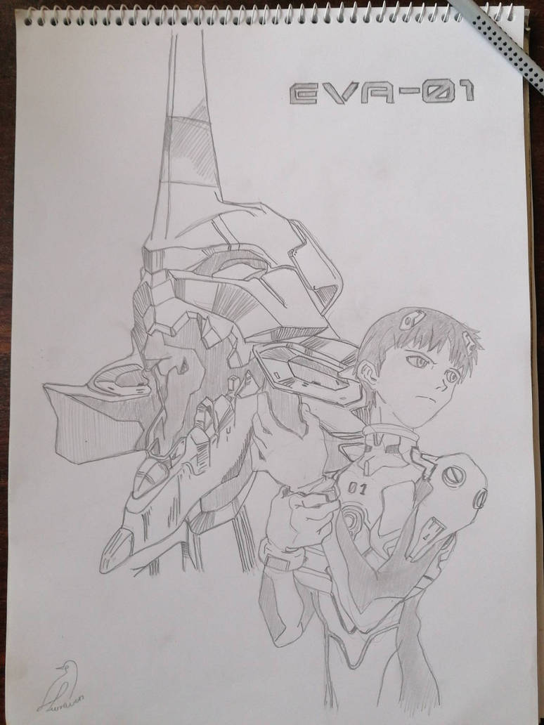 Neon genesis evangelion / EVA 01 Shinji by WRaven002 on DeviantArt