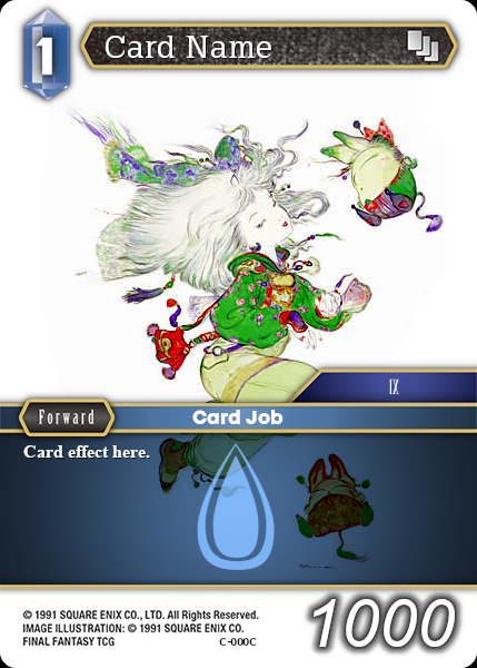 FFTCG Card Layout (Forward) v1.0 by maha0 on DeviantArt