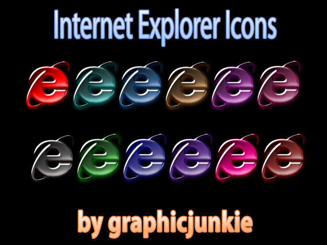 Internet Explorer Glass Icons by graphicjunkie on DeviantArt