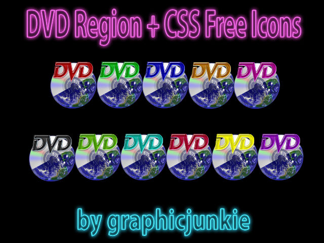 DVD Region Free Glass Icons by graphicjunkie on DeviantArt