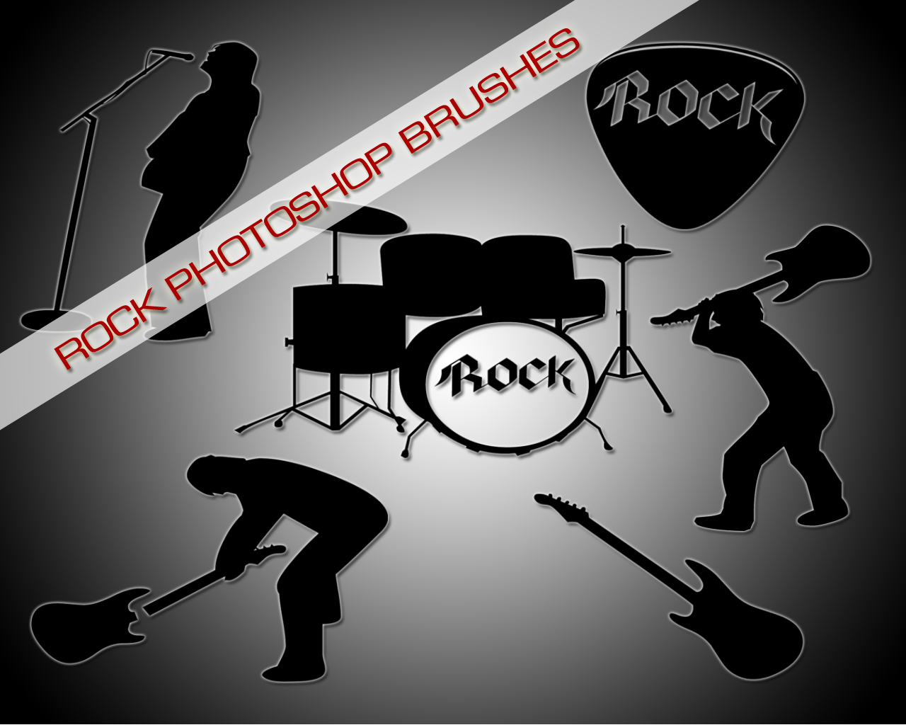 Rock Photoshop Brushes by DOMDESIGN on DeviantArt
