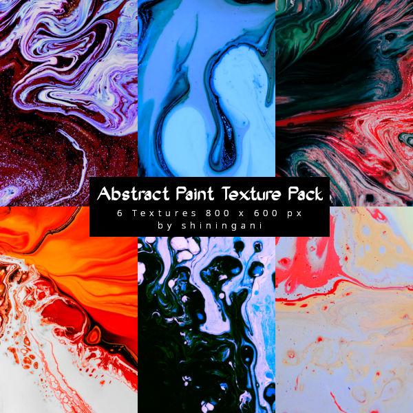 Abstract Paint Texture Pack by shiningani on DeviantArt