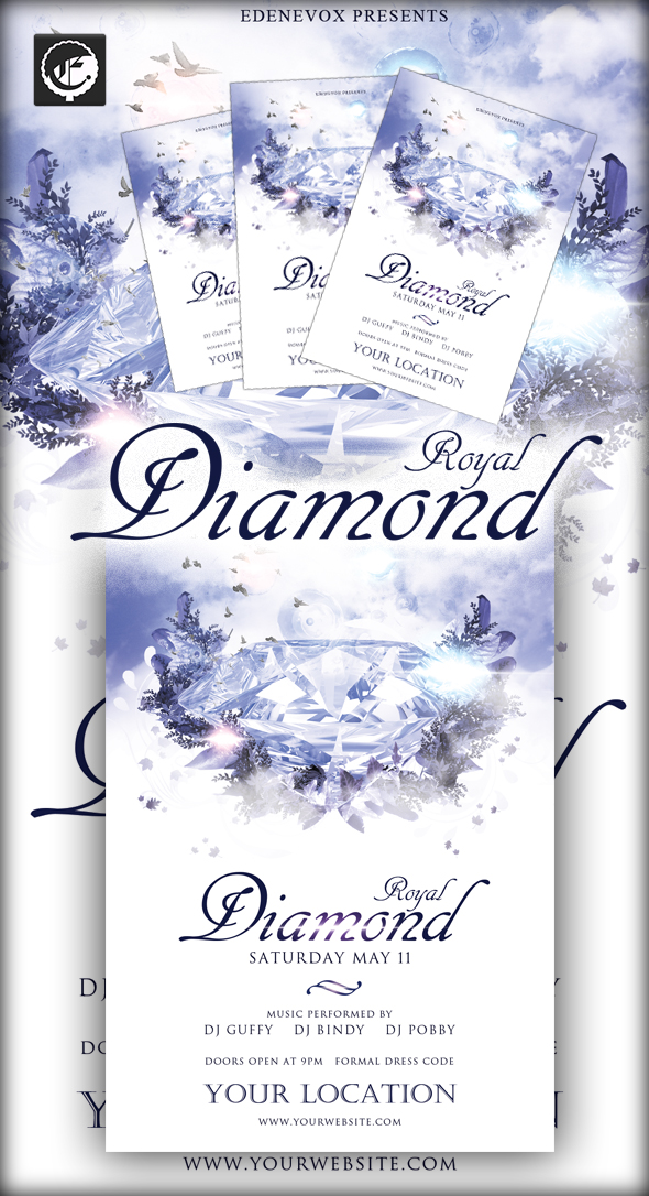 Royal-Diamond-Party-Flyer by EdenEvoX on DeviantArt