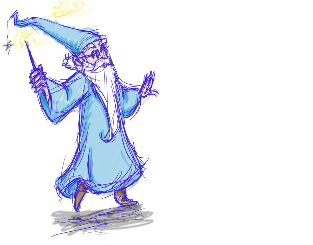 Merlin doodle by lantern-princess on DeviantArt