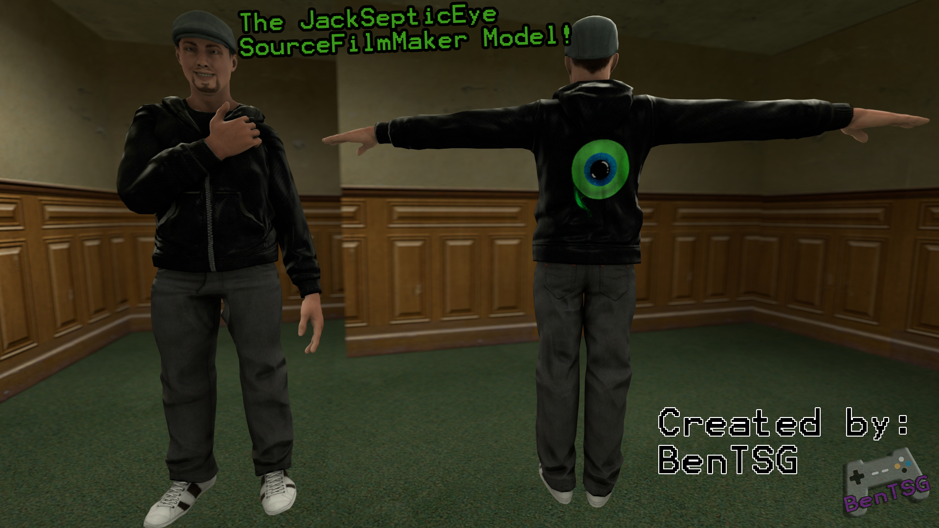 [Gmod/SFM Download] JackSepticEye Model! by BenTSG on DeviantArt