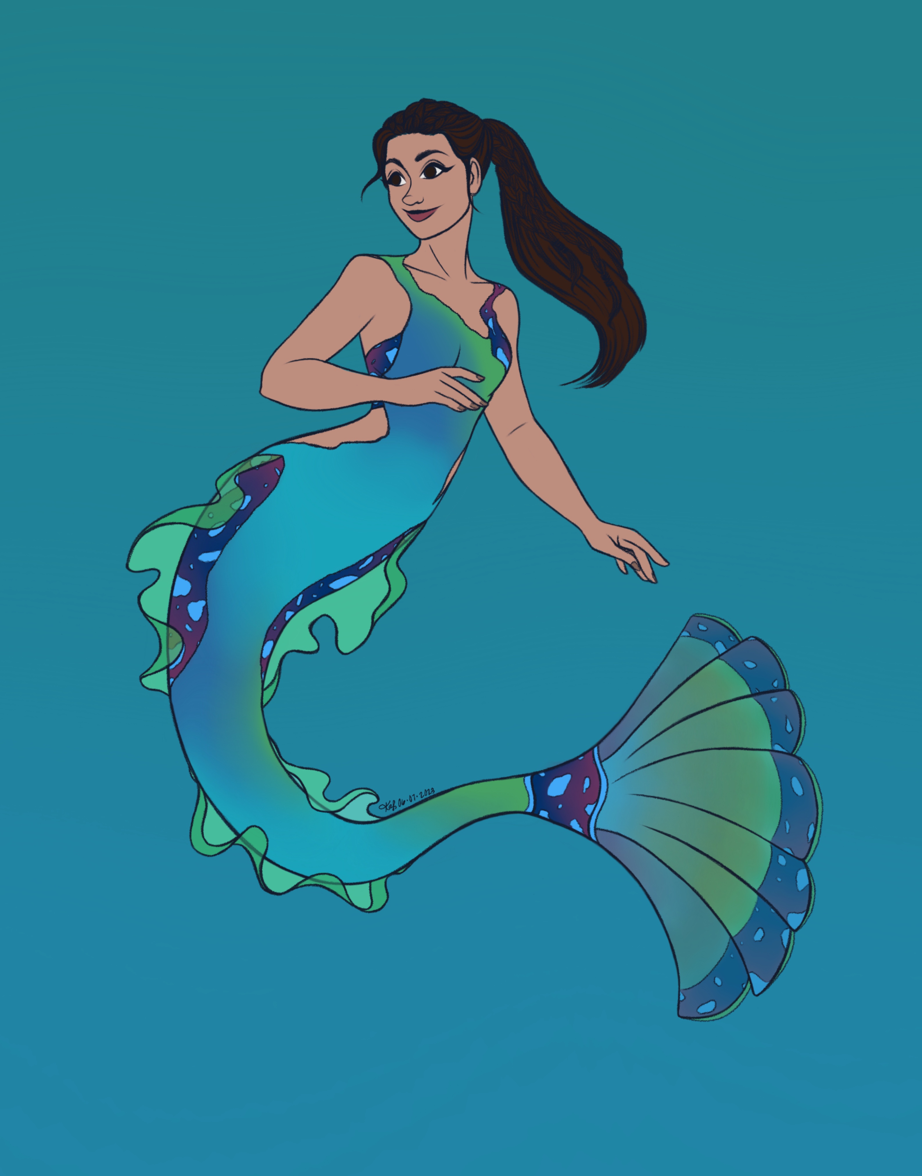 Daughters of Triton: Aquata by lokatied on DeviantArt