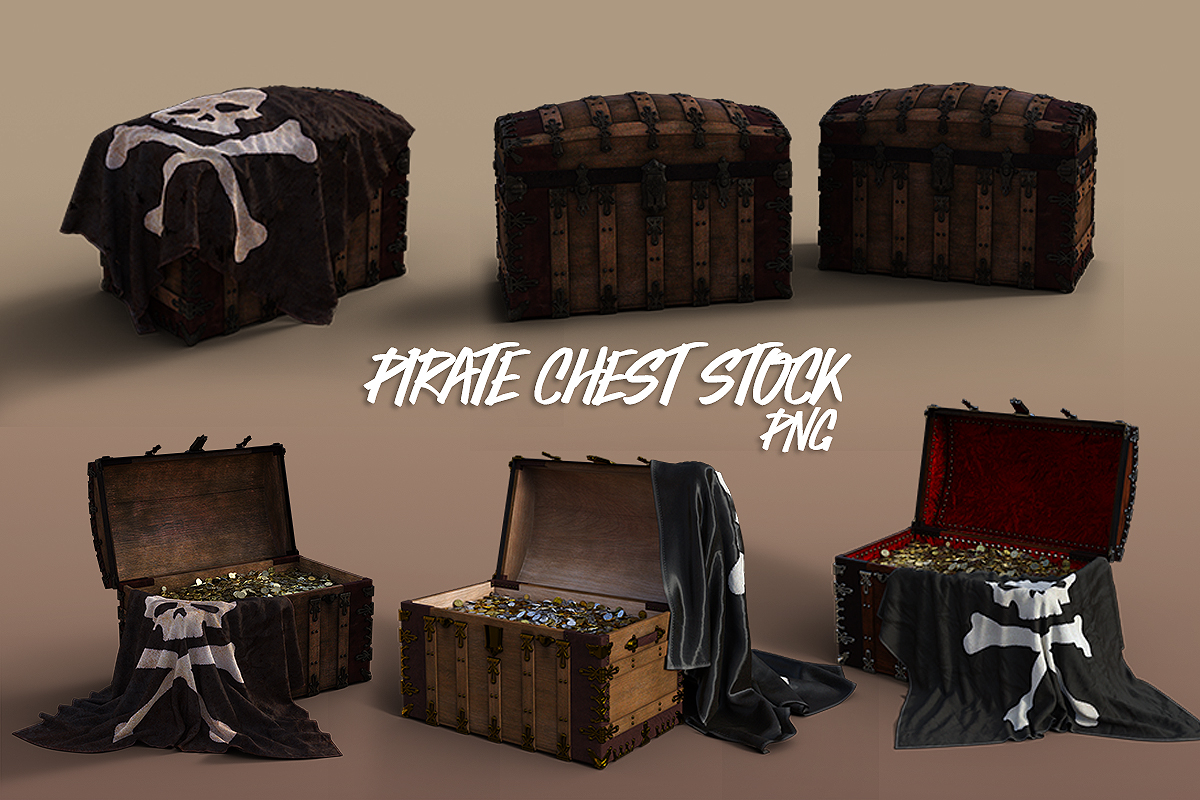 Pirate Chest Stock by ImaginaryRosseArt on DeviantArt