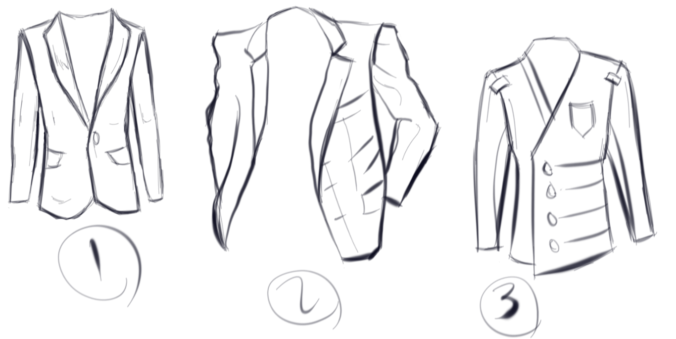 Suit Jacket Drawing