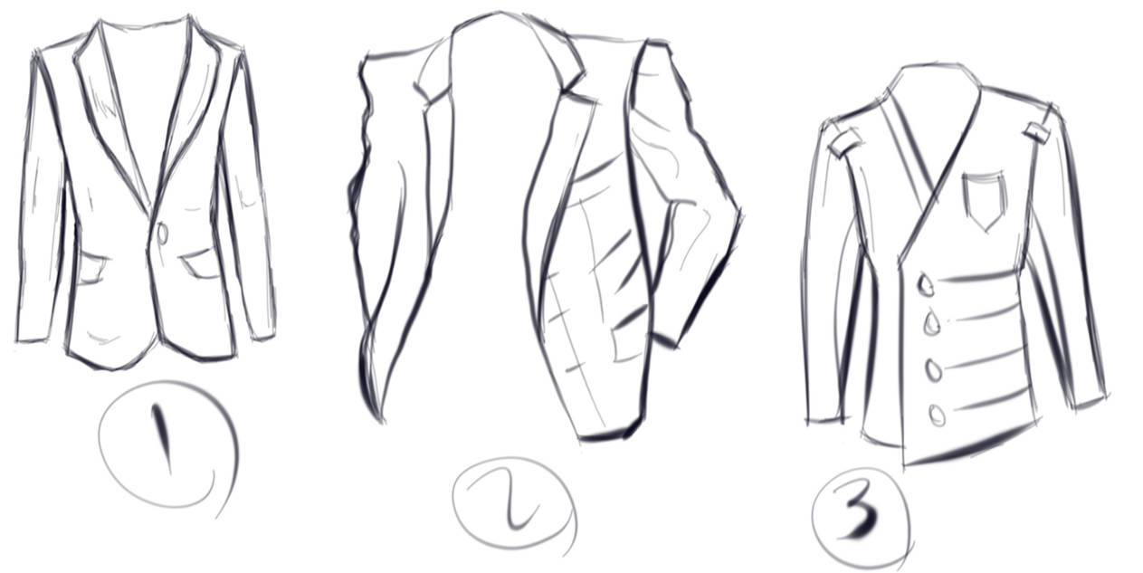 suit jacket sketch