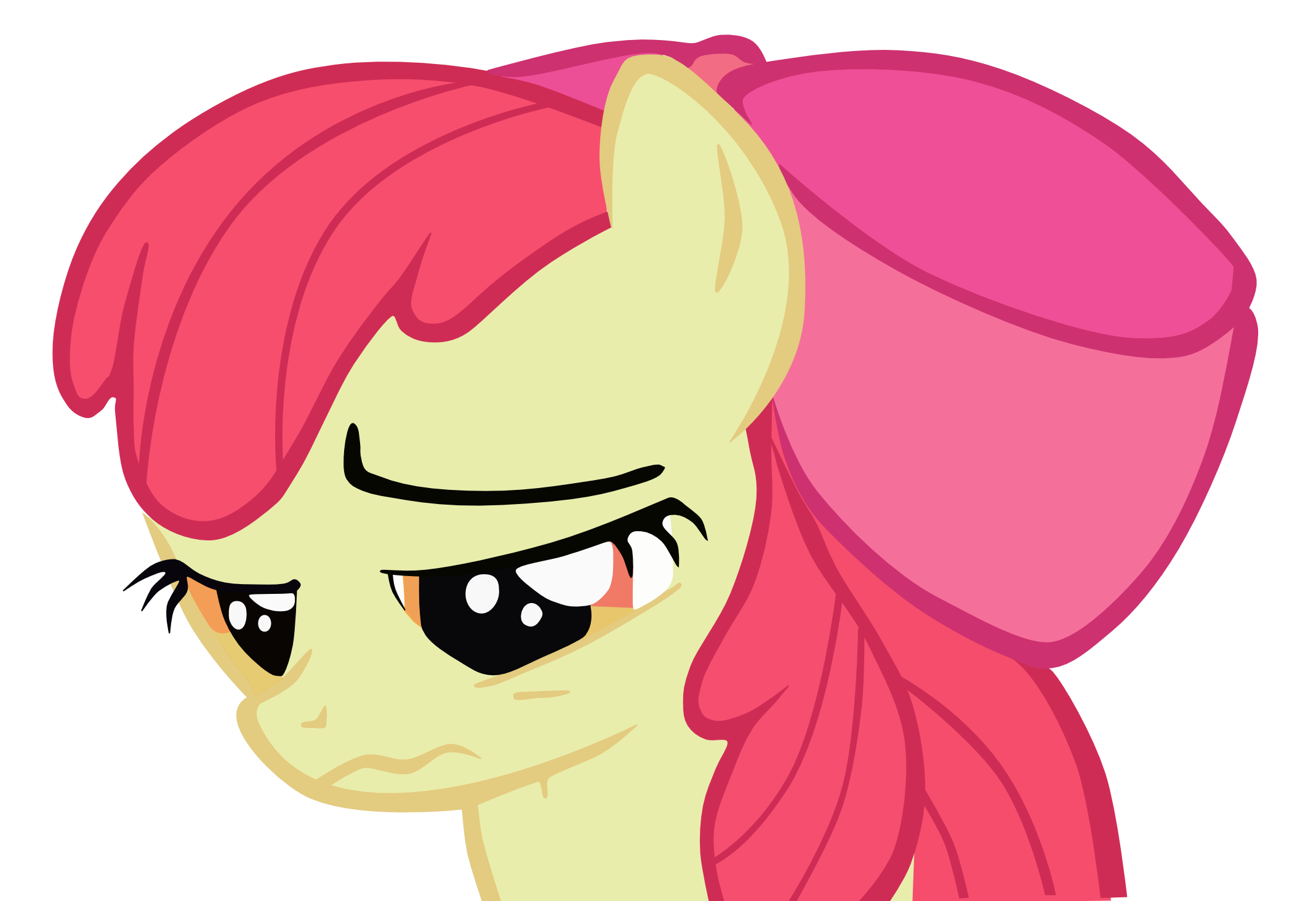 Sad Applebloom by mlp-notevenonce on DeviantArt