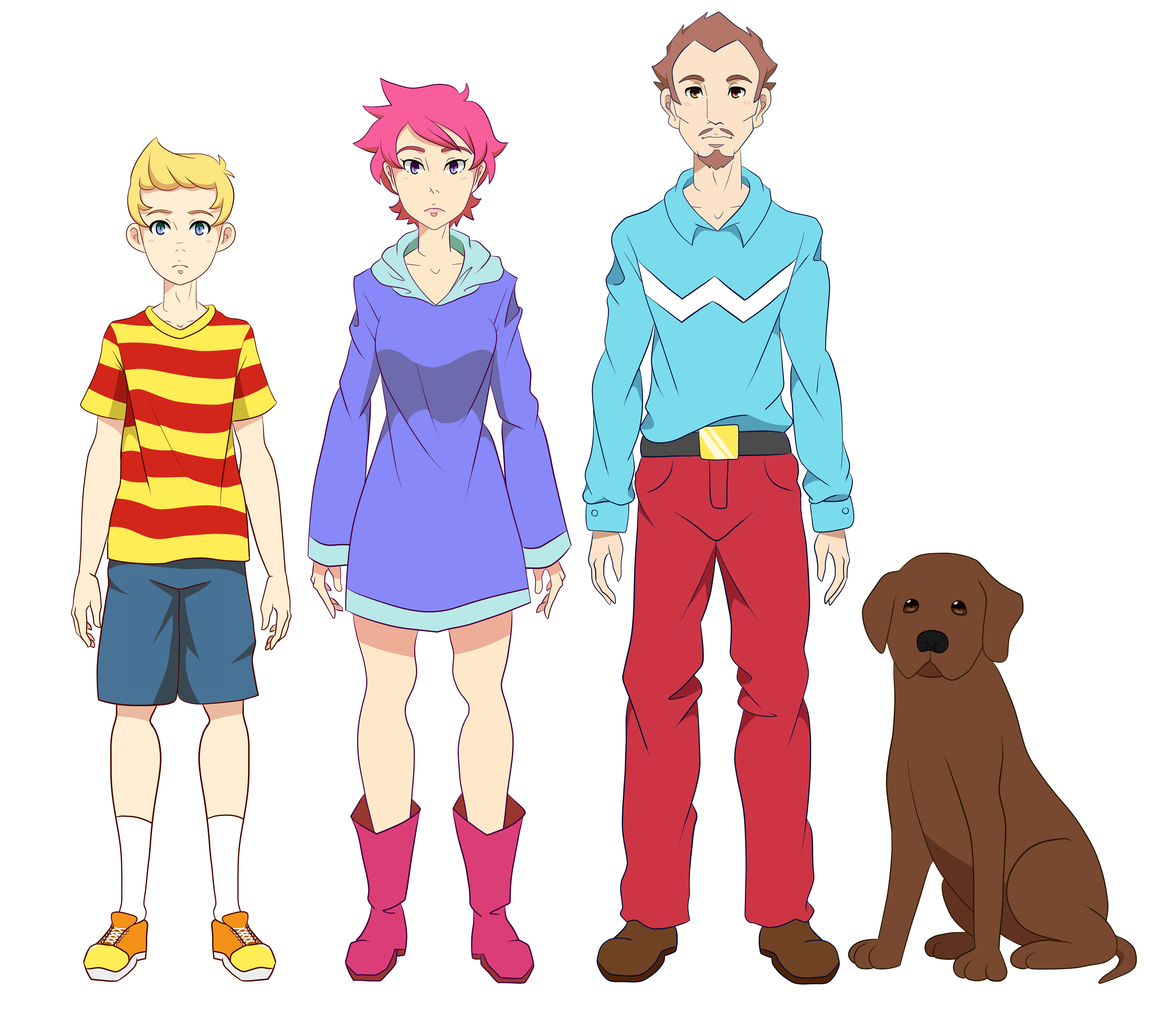 Mother 3 Protagonists by NimbleCivet on DeviantArt