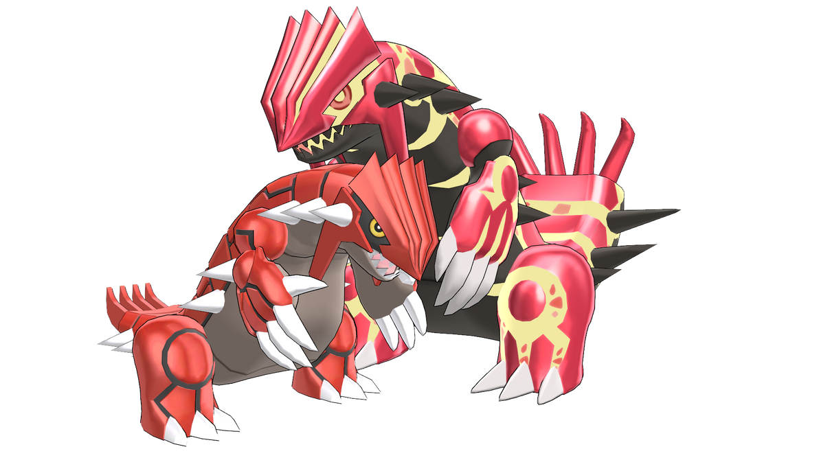 Groudon And Primal Groudon (MMD Download) by TheLupusBoreas on DeviantArt