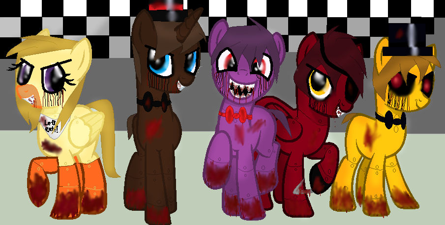 The FNAF gang! by ChinaAru12311 on DeviantArt