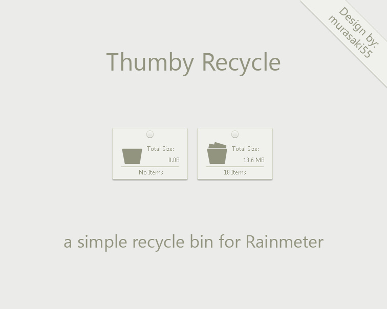 Thumby Recycle Rainmeter by murasaki55 on DeviantArt