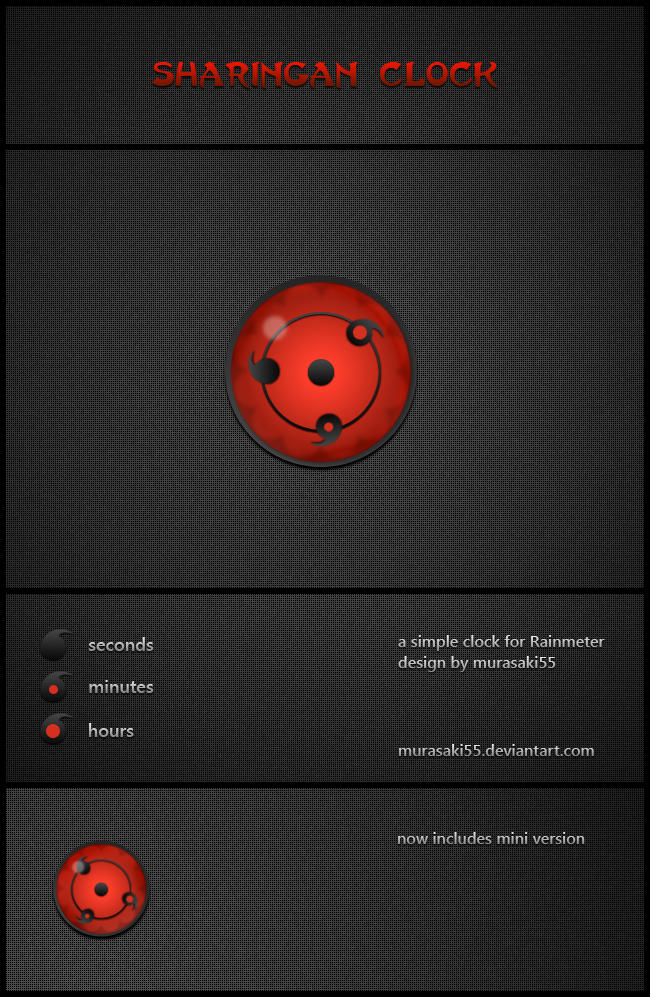 Sharingan Clock by murasaki55 on DeviantArt