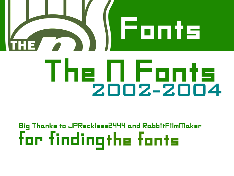 The N Fonts (2002-2004) by elinery2005 on DeviantArt