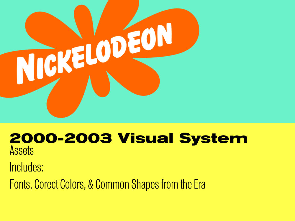 Nickelodeon (2000-2003) Visual System (update) by elinery2005 on DeviantArt