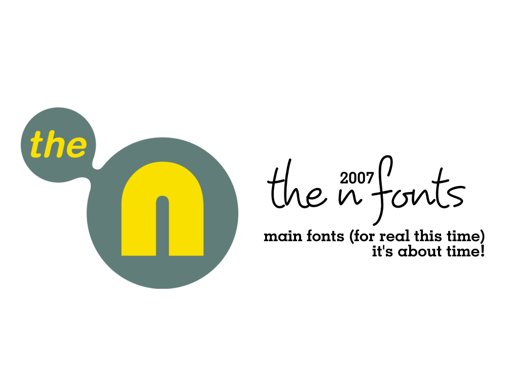 (UPDATE) The N Fonts (2007-2009) by elinery2005 on DeviantArt