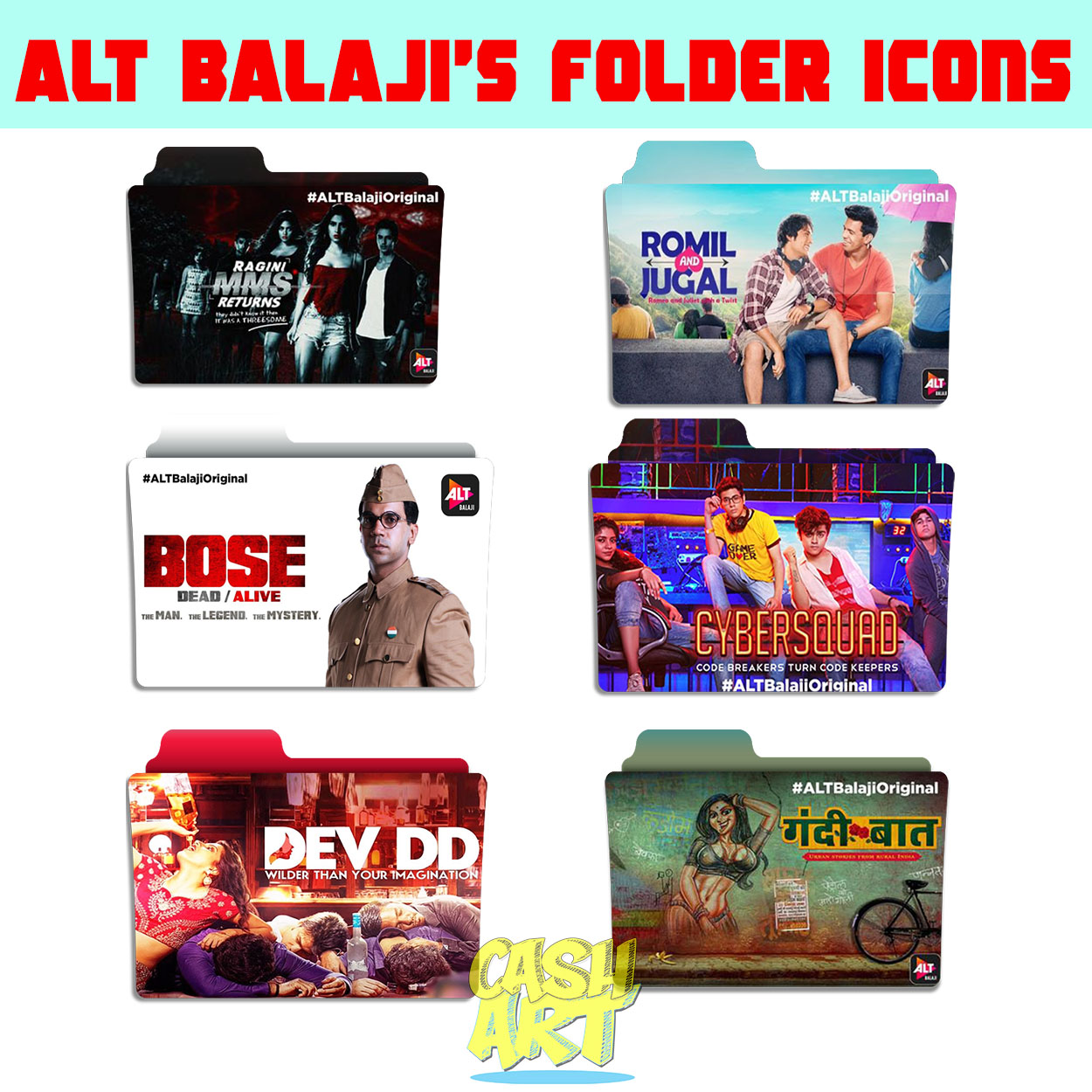 ALT Balaji Series Folder Icons by AKRB1998 on DeviantArt