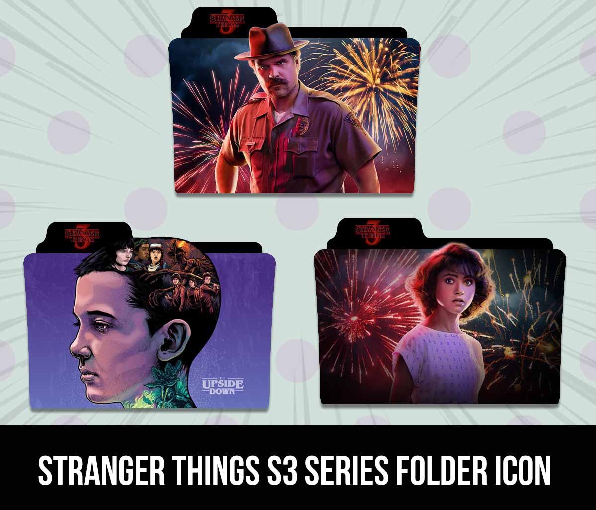Netflix Stranger Things Season 3 Folder Icons by AKRB1998 on DeviantArt