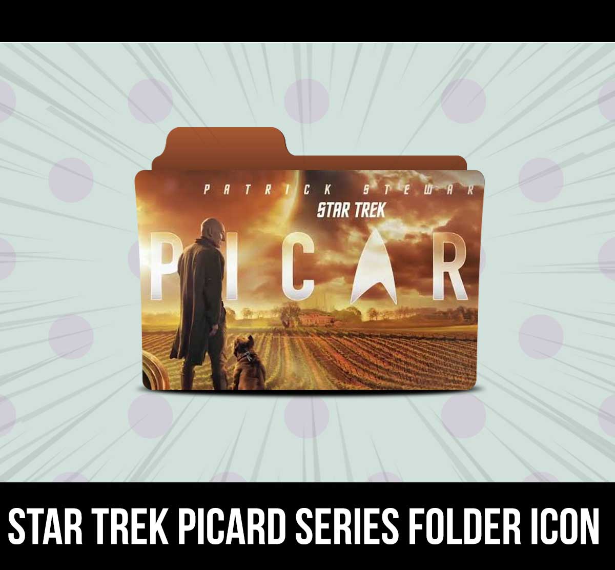 Star Trek: Picard Folder Icon by AKRB1998 on DeviantArt