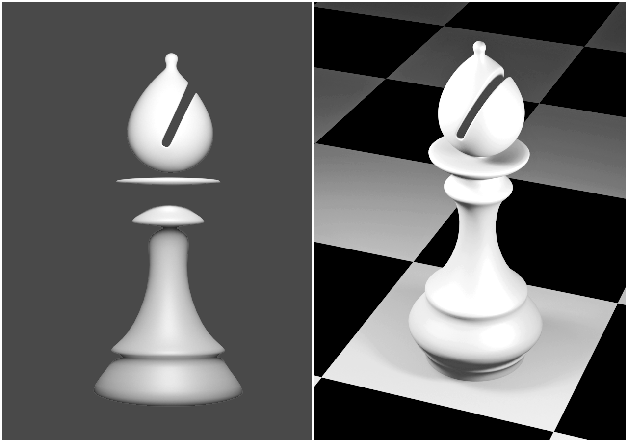 Bishop #1 - 3D Model by mardoek50 on DeviantArt