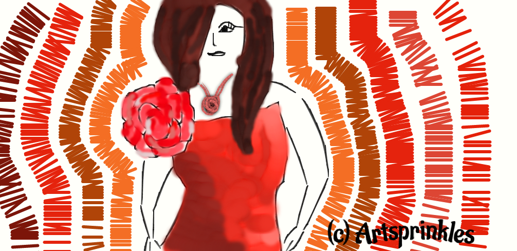 The Rose Girl by artsprinkles on DeviantArt