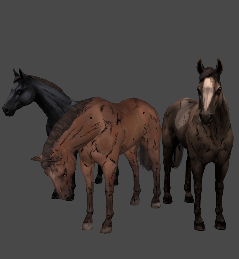 Horses - TWD New Frontier (XPS) by SteveCowlishaw on DeviantArt