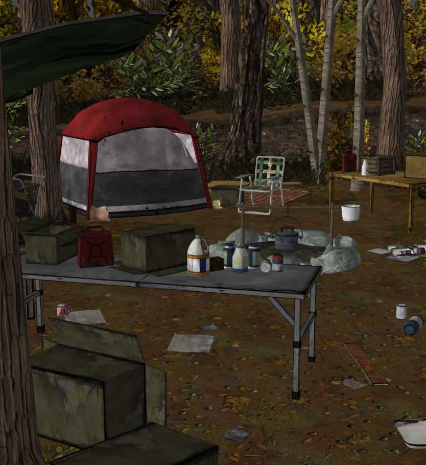Jolene's Camp - TWD S1 E2 (XPS) by SteveCowlishaw on DeviantArt