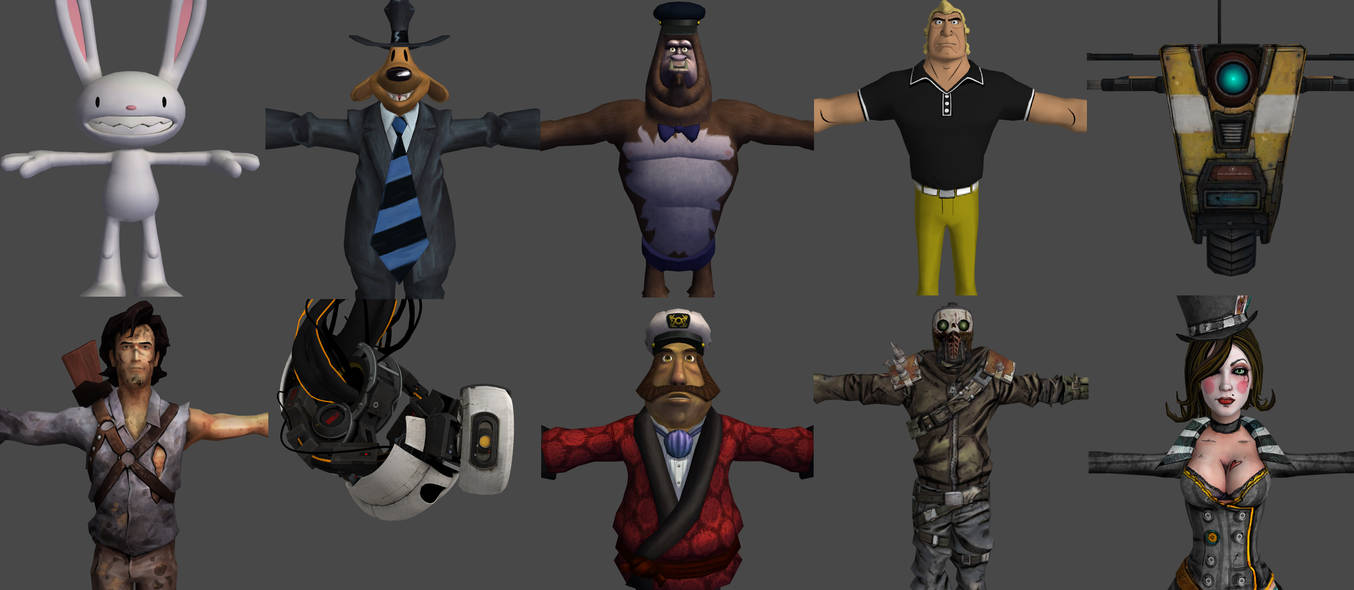 Poker Night 2 Characters by SteveCowlishaw on DeviantArt