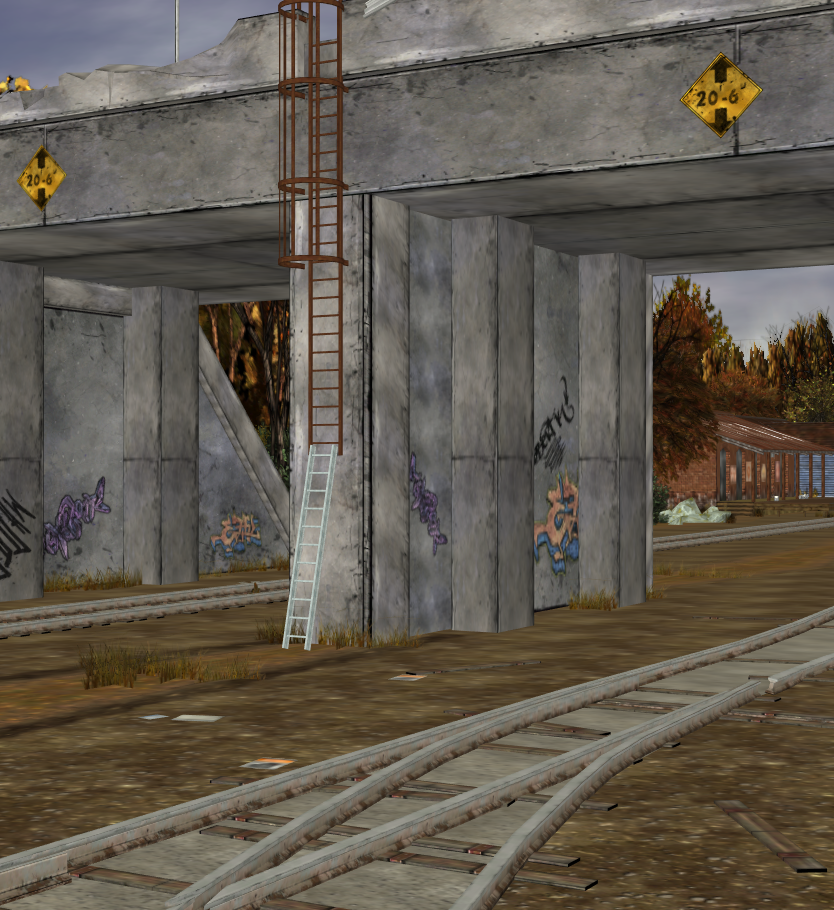 Train Overpass - TWD S1 E3 (XPS) by SteveCowlishaw on DeviantArt