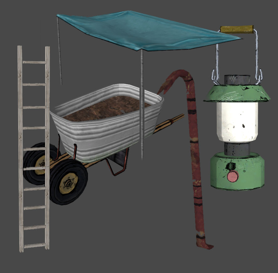 Props (Ep 2 Farm stuff) - TWD S1 (XPS) by SteveCowlishaw on DeviantArt