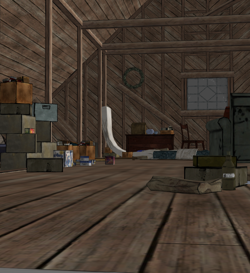 Manor Attic - TWD S1 E4 (XPS) by SteveCowlishaw on DeviantArt