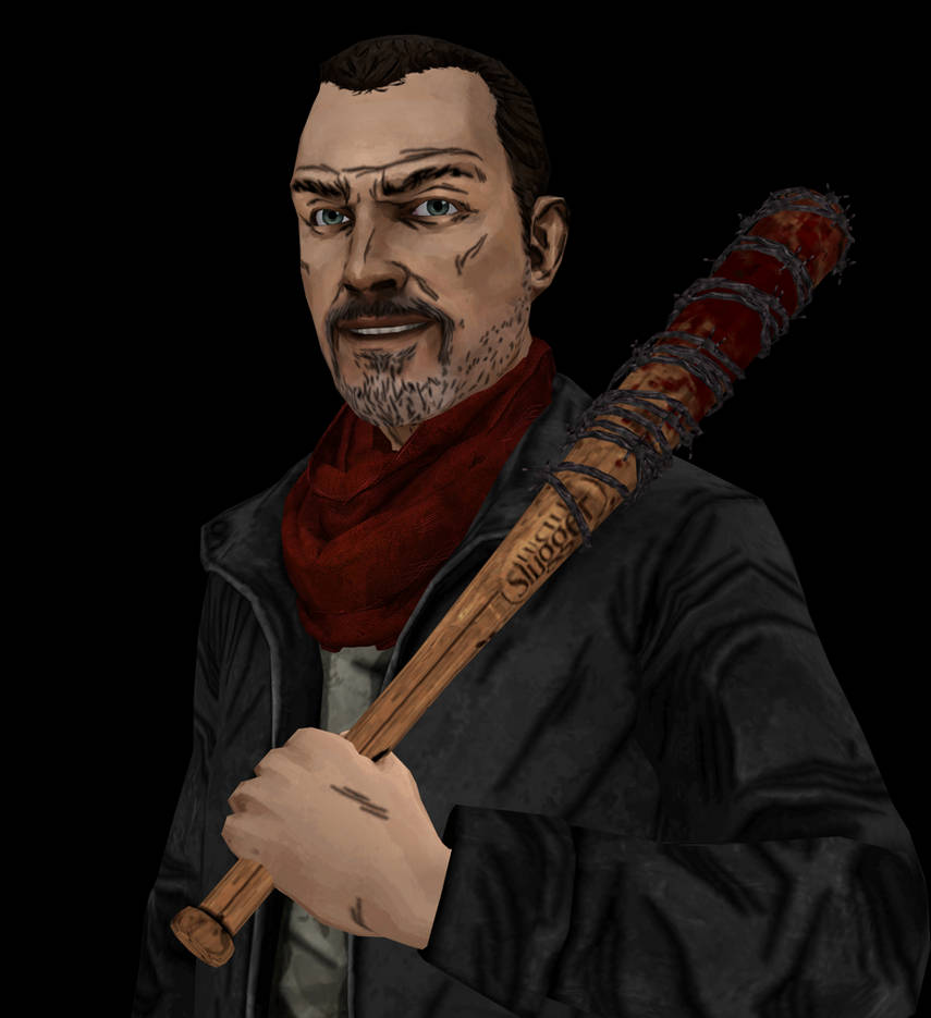 Negan - The Walking Dead (XPS) by SteveCowlishaw on DeviantArt