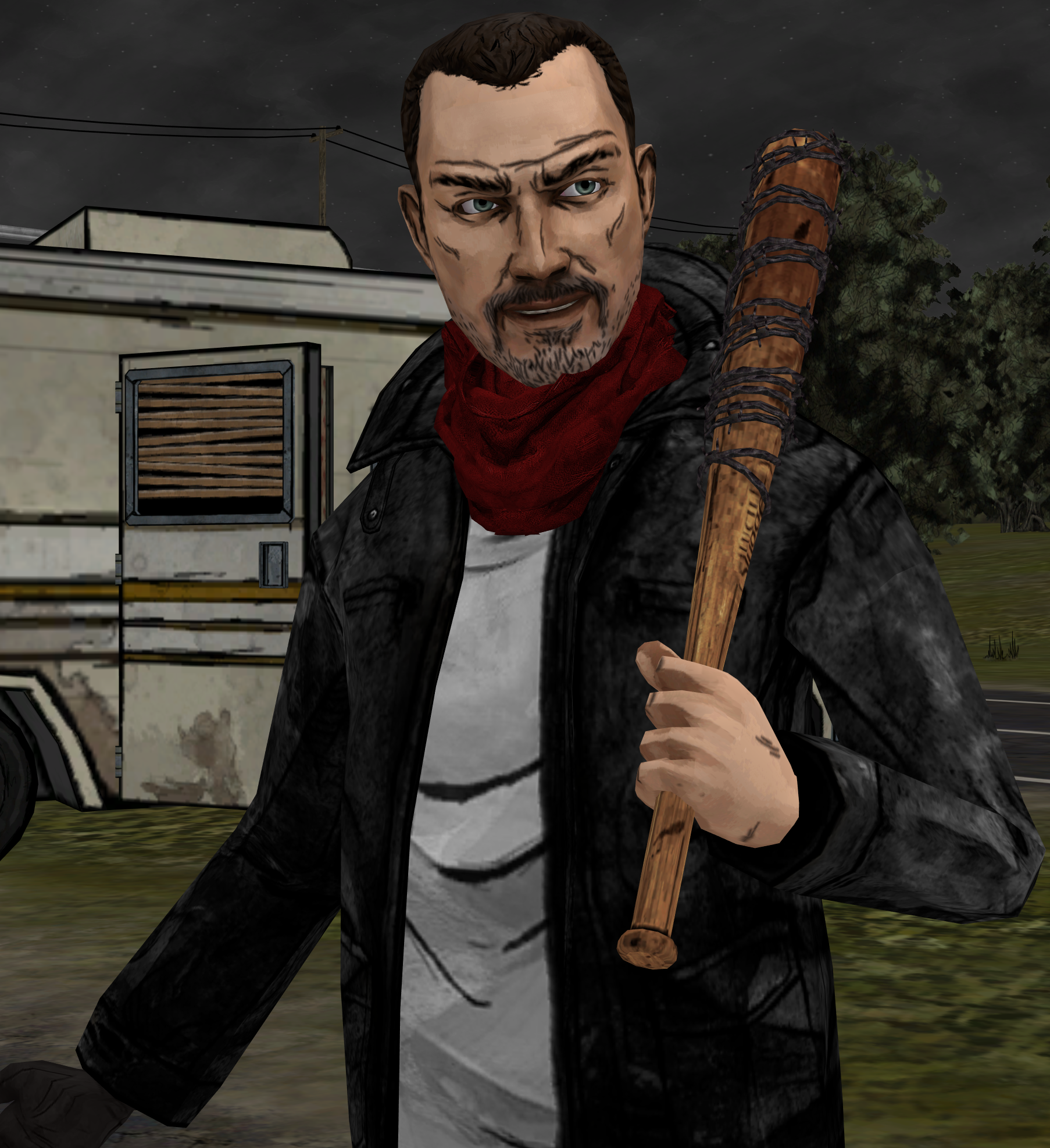 Negan New Jacket - TWD (XPS) by SteveCowlishaw on DeviantArt