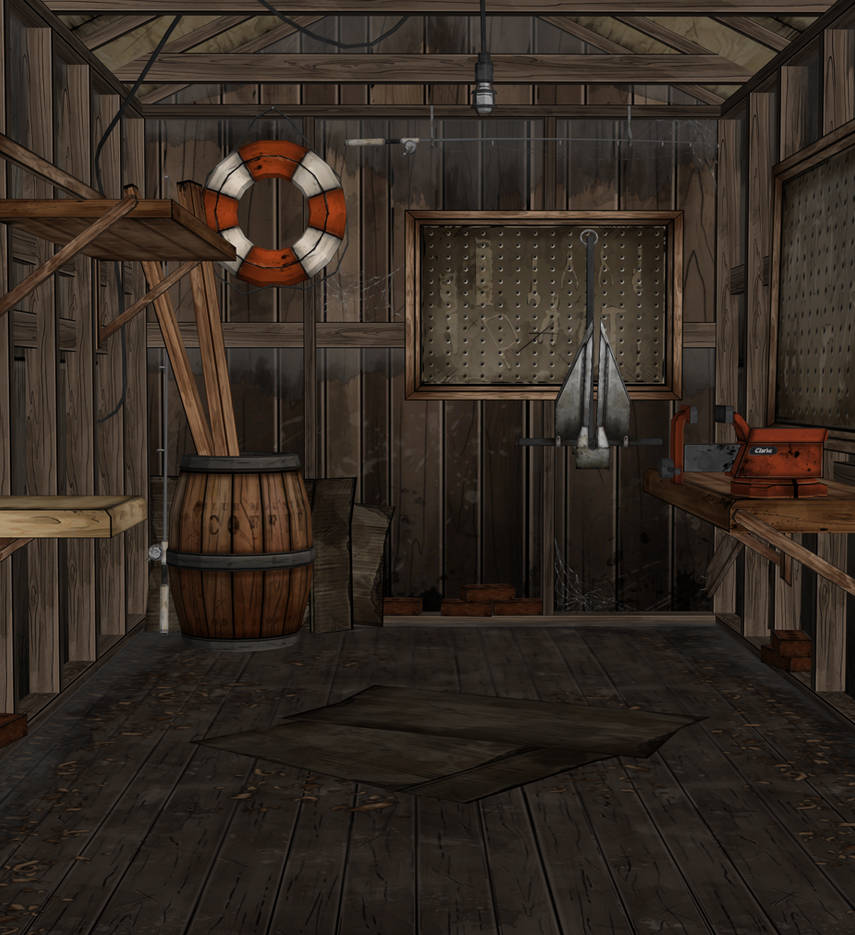 Cabin Shed - TWD S2 E1 (XPS) by SteveCowlishaw on DeviantArt