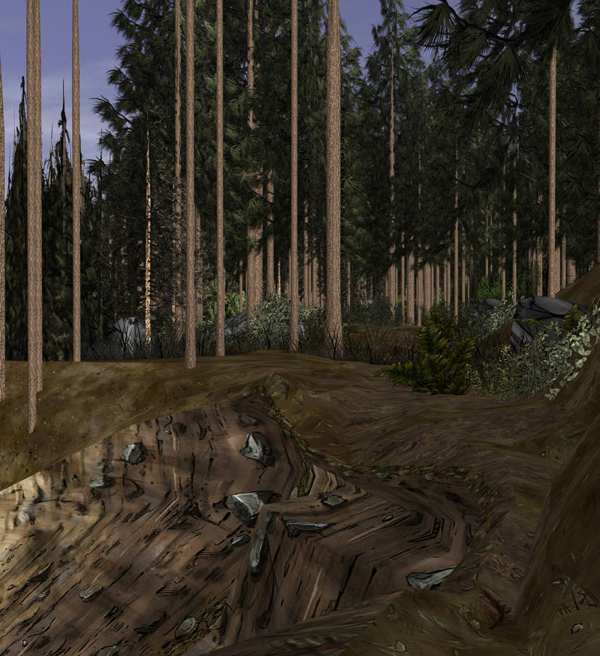 Rockslide Trail (Upper) - TWD S2 (XPS) by SteveCowlishaw on DeviantArt