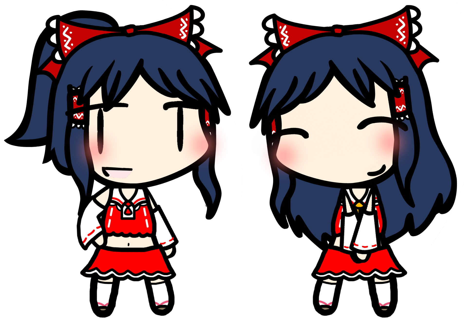 Reimu - remaster by NenadG on DeviantArt