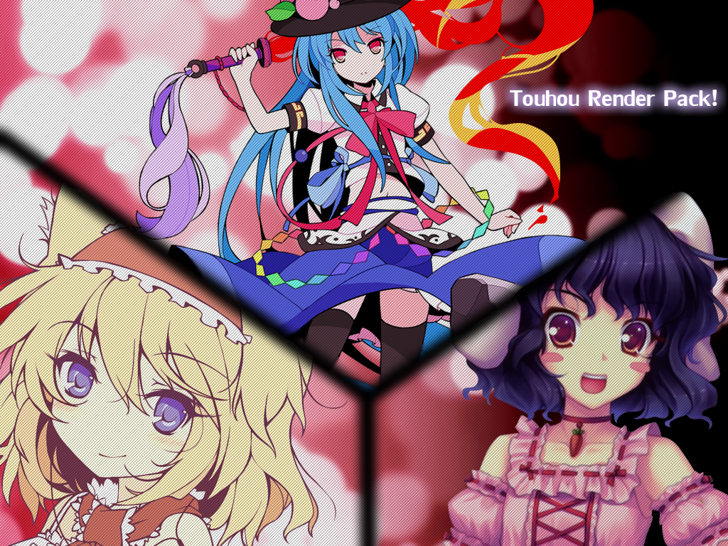 [Touhou Render Pack] by TouhouUniverse on DeviantArt