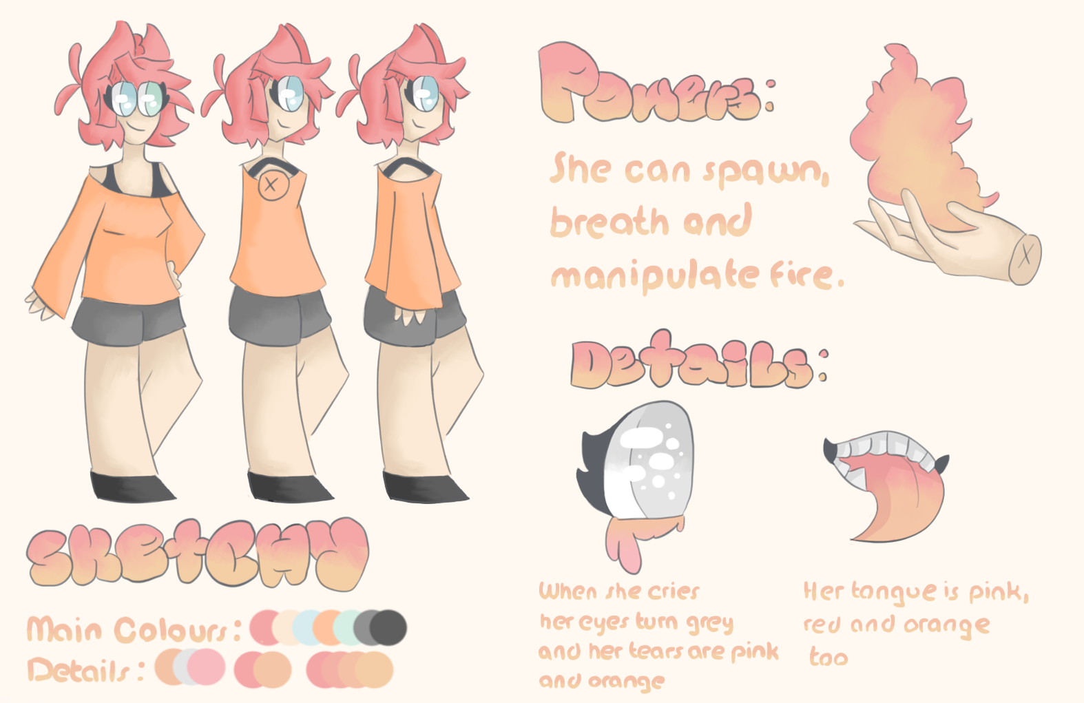 Kenna ref sheet (outdated) by ChocolateMilkshake12 on DeviantArt