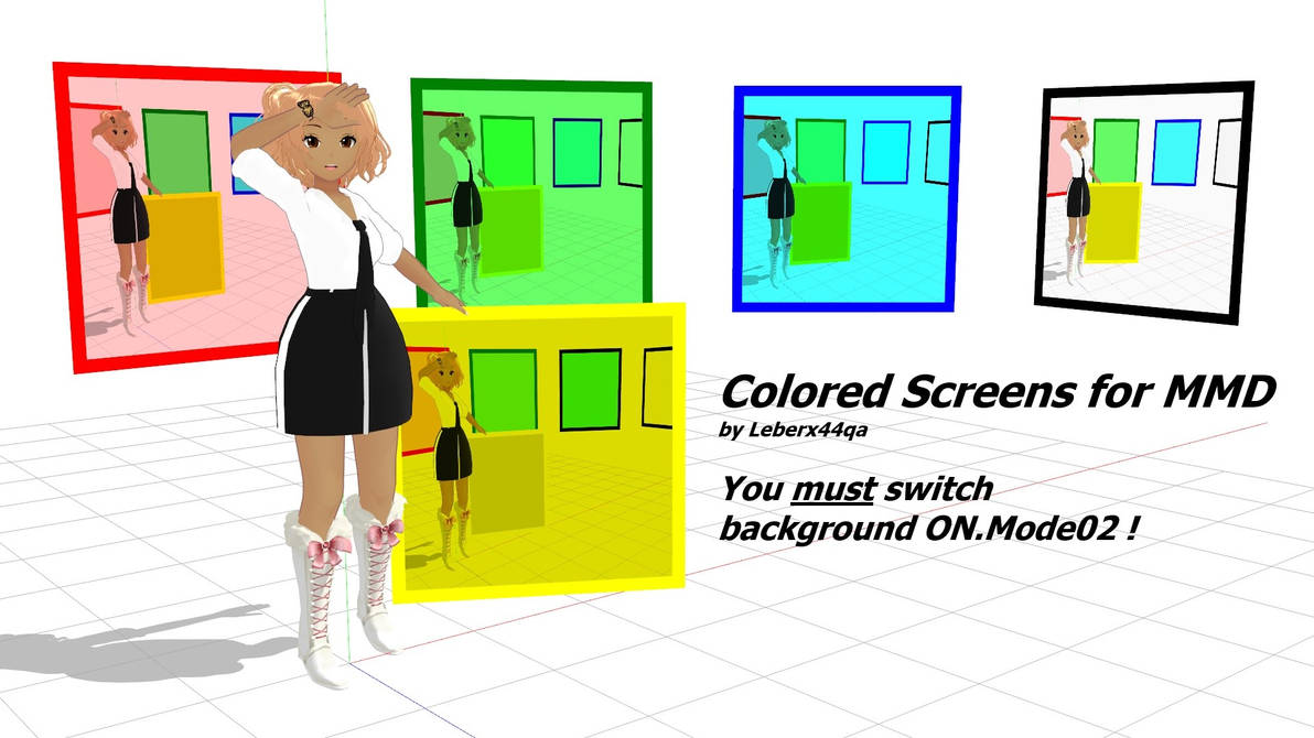 MMD colored screens by Leberx44qa on DeviantArt