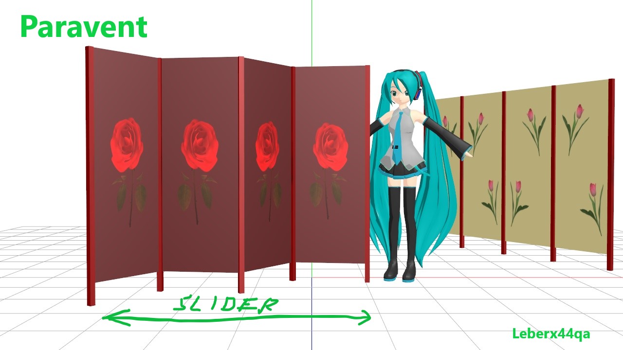 mmd Simple Paravent by Leberx44qa on DeviantArt