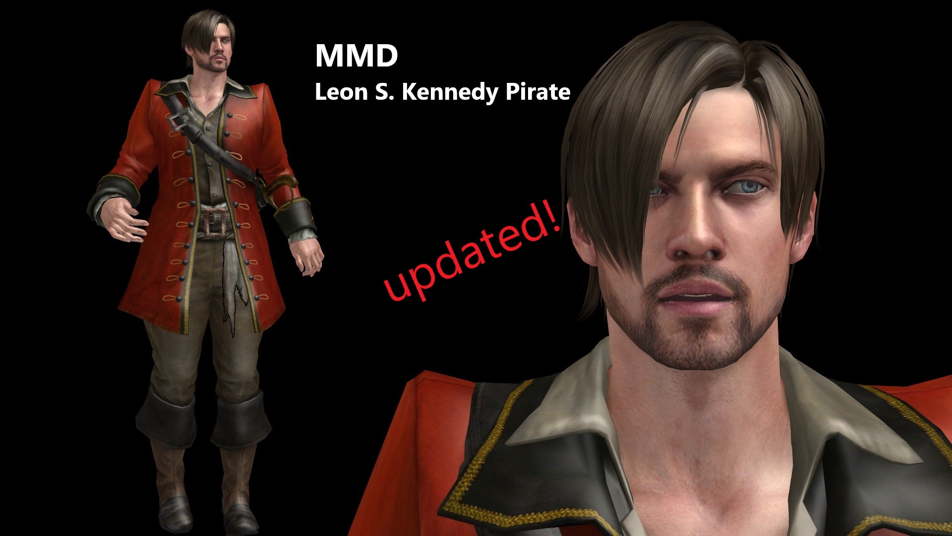 (MMD)Leon Pirate - Red/Blue(updated!) by Leberx44qa on DeviantArt