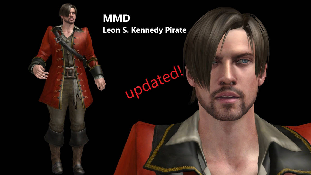 (MMD)Leon Pirate - Red/Blue(updated!) by Leberx44qa on DeviantArt