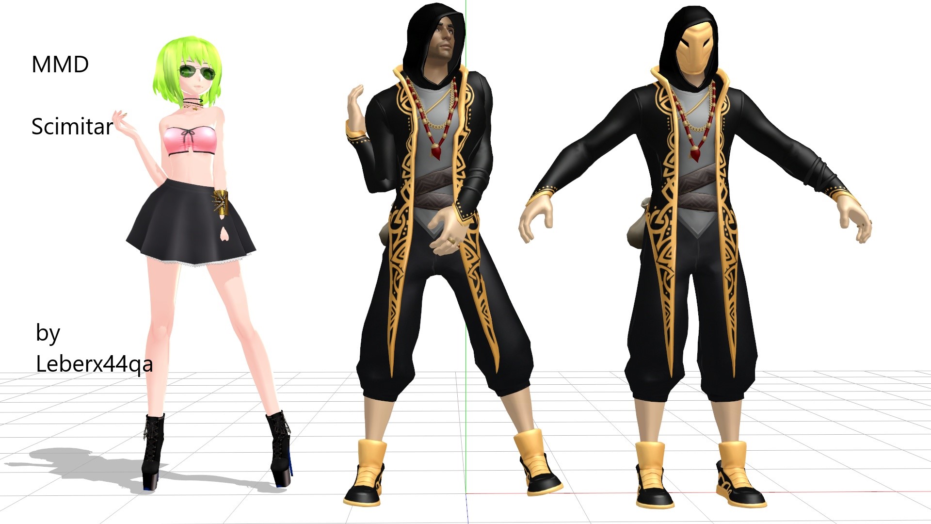 MMD Scimitar by Leberx44qa on DeviantArt