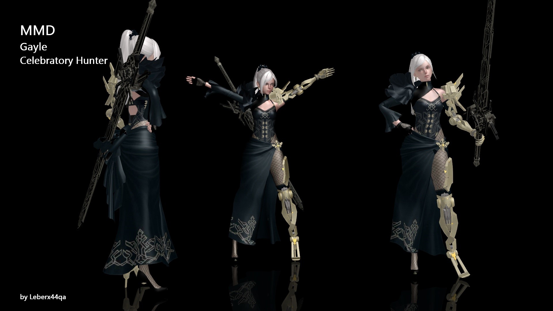 (MMD-DL) Gayle Celebratory Hunter by Leberx44qa on DeviantArt