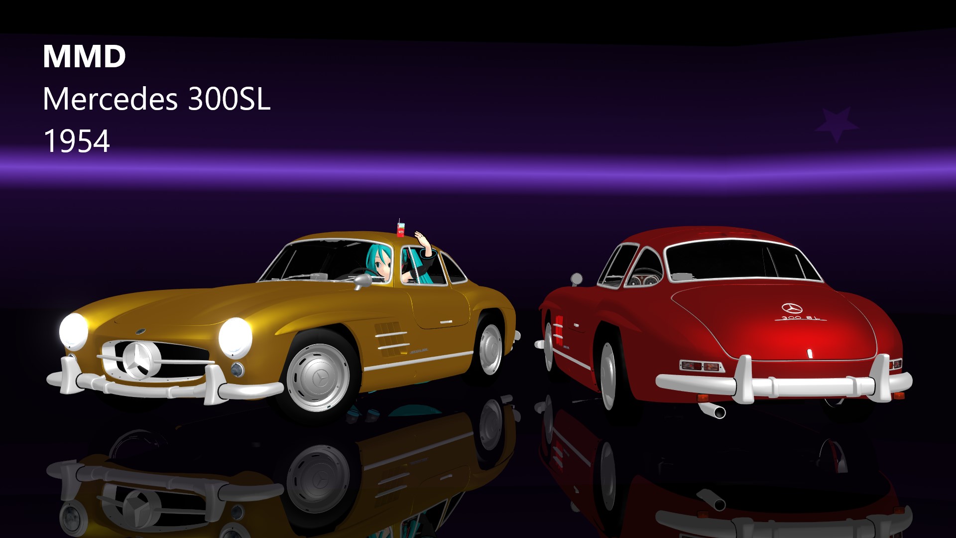 (MMD-DL)Mercedes-Benz 300SL 1954 by Leberx44qa on DeviantArt
