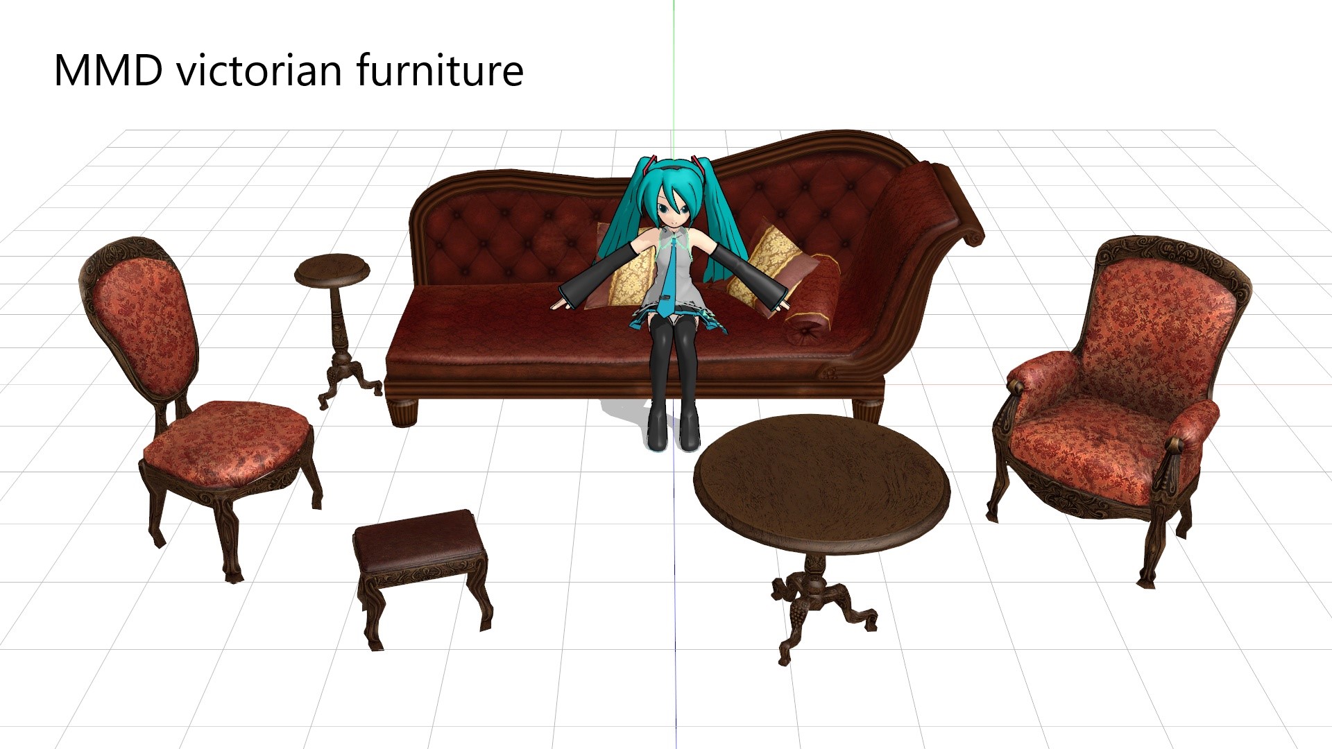 (MMD) Victorian Furniture by Leberx44qa on DeviantArt