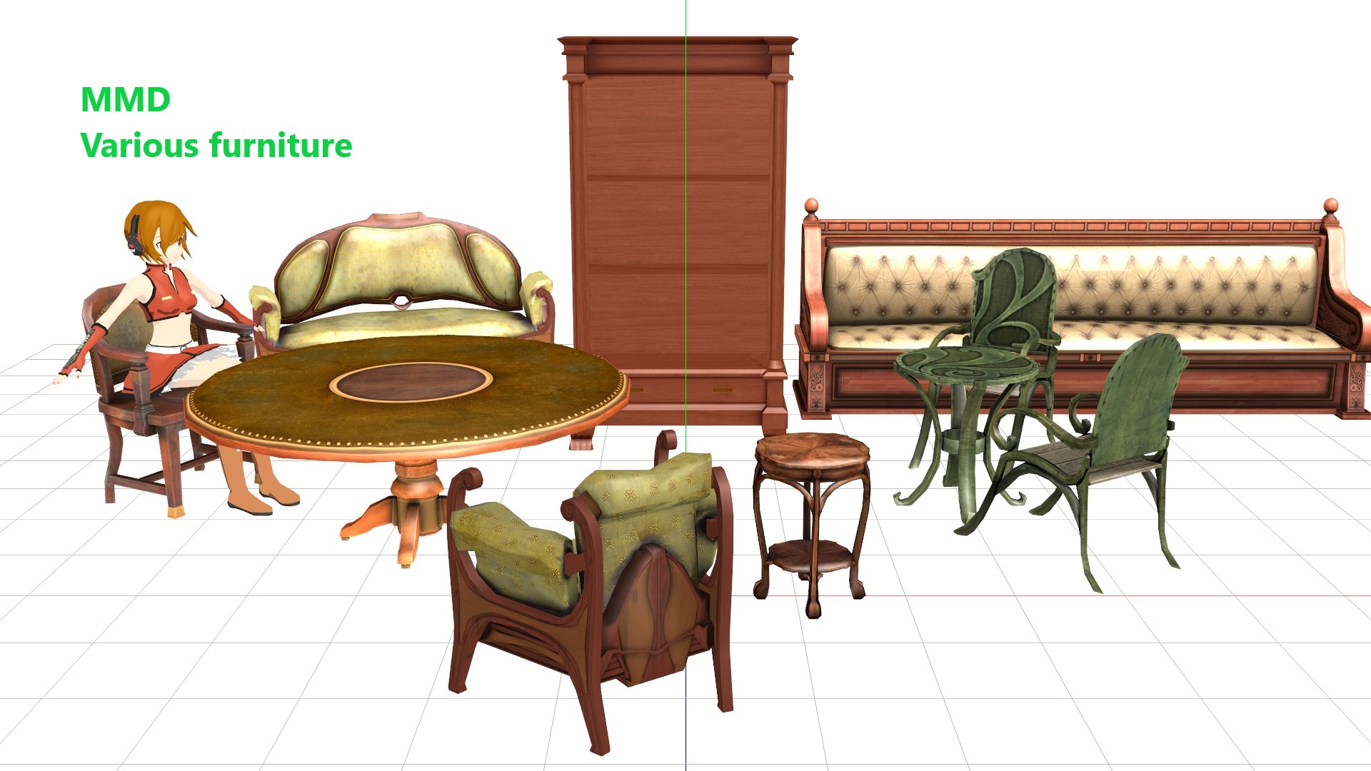 MMDvariousfurniture by Leberx44qa on DeviantArt
