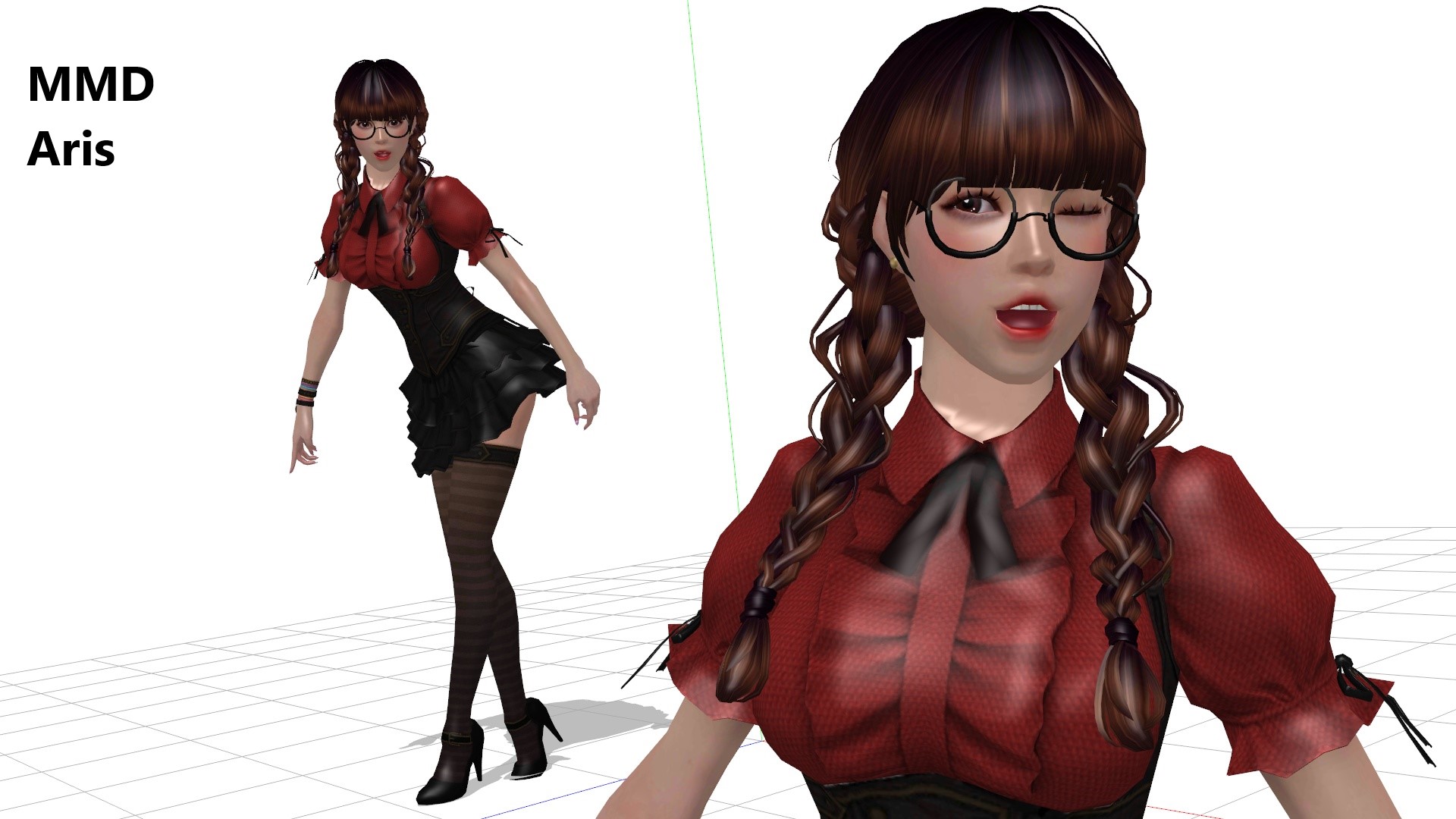 (MMD)Aris by Leberx44qa on DeviantArt